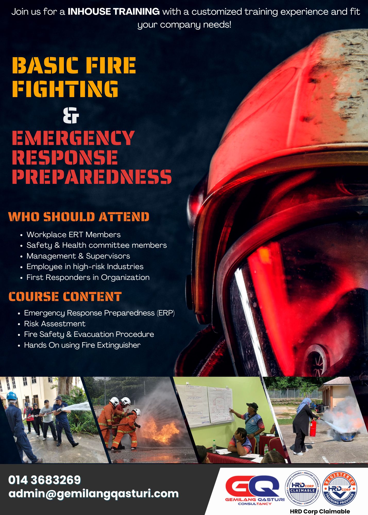 Basic Fire Fighting & ERP - Gemilang Qasturi Consultancy